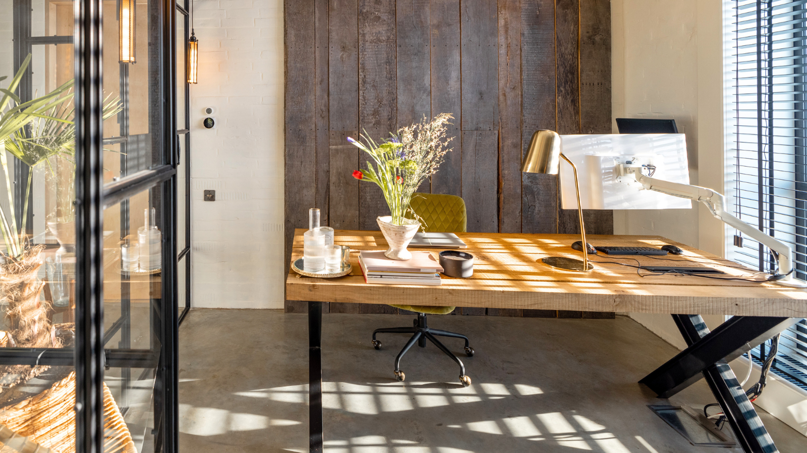Modern Rustic Home Office Design